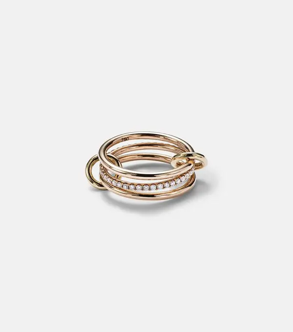 SPINELLI KILCOLLIN Sonny Two-tone Diamond Ring - Pink