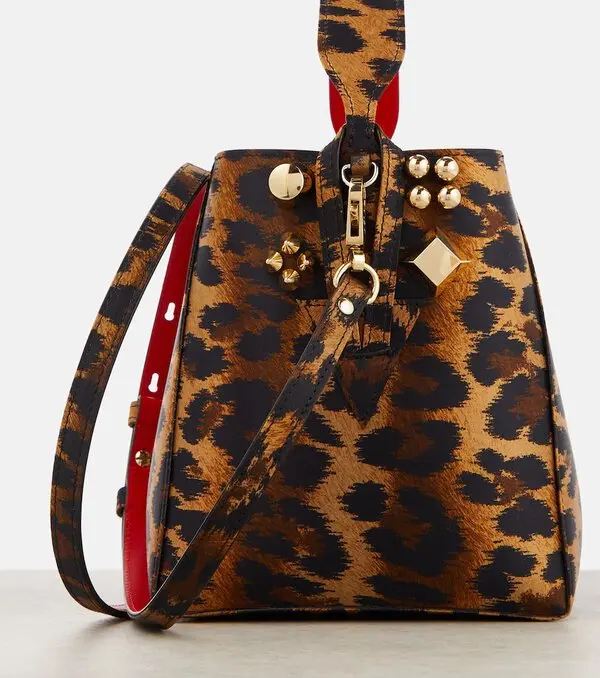 CHRISTIAN LOUBOUTIN Cabachic Mini Bucket Bag - Multicoloured