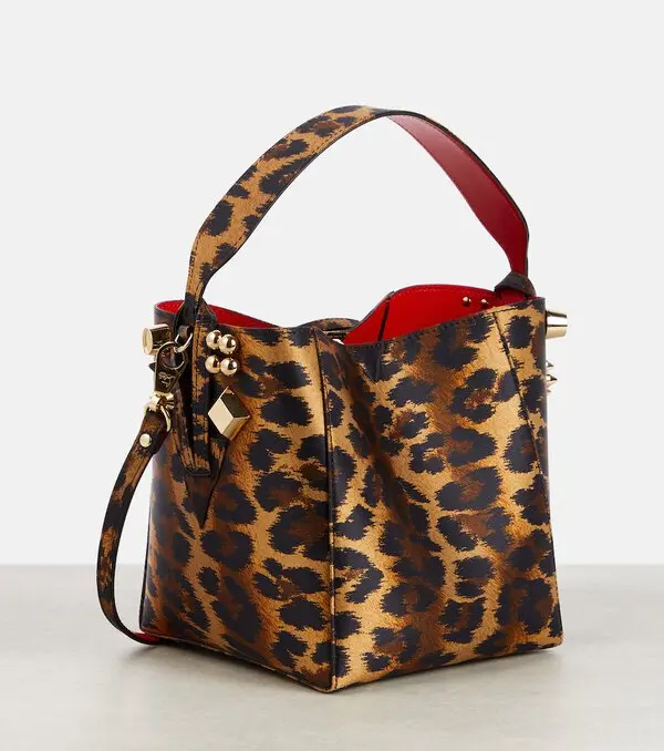 CHRISTIAN LOUBOUTIN Cabachic Mini Bucket Bag - Multicoloured