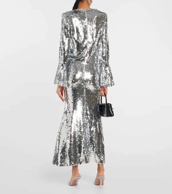 SELF-PORTRAIT Sequined Top