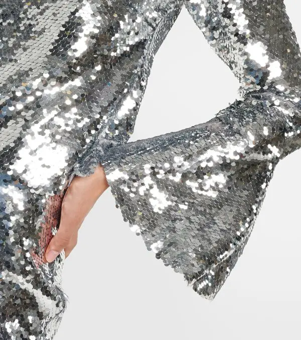 SELF-PORTRAIT Sequined Top