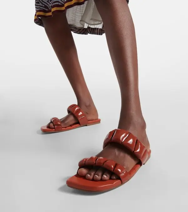 Dries Van Noten Leather Slides
