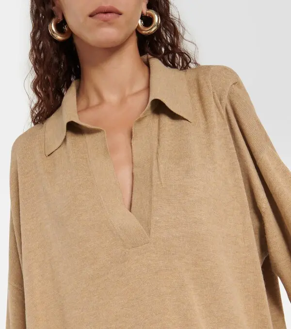 Isabel Marant Étoile Giliane Wool-blend Jersey Sweater - Brown