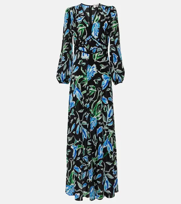 Diane Von Furstenberg Floral Maxi Dress - Multicoloured