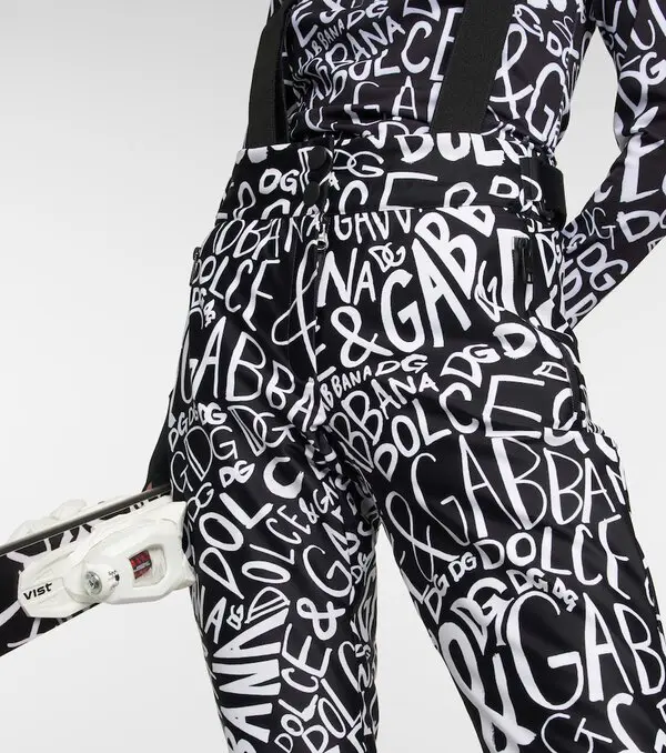 Dolce & Gabbana Logo-print Ski Salopettes