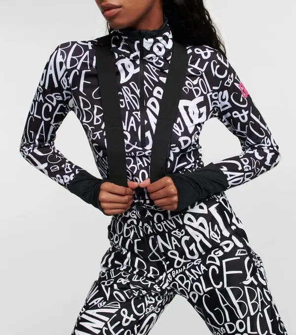 Dolce & Gabbana Logo-print Ski Salopettes