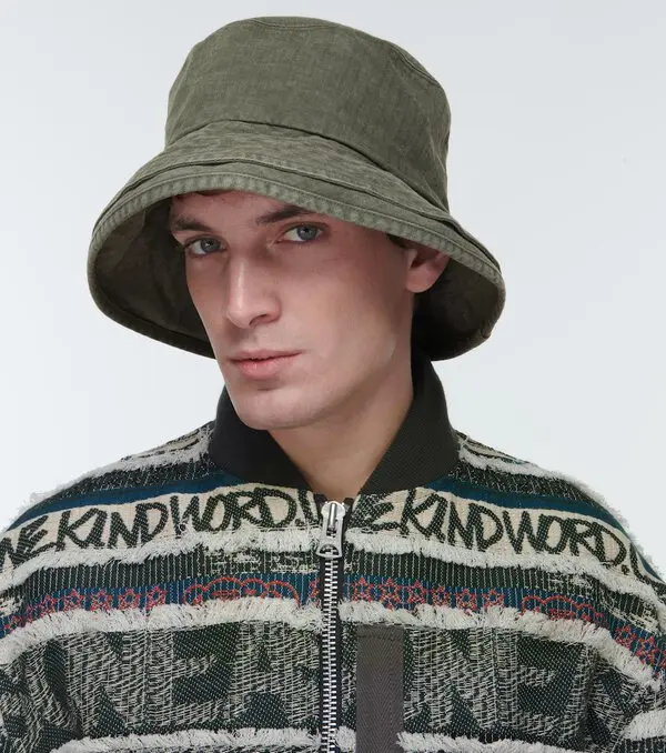 Sacai Denim Bucket Hat