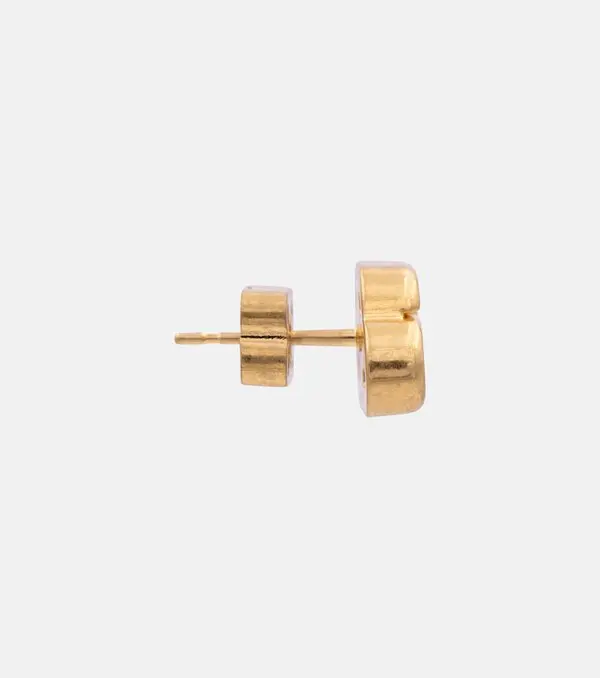 Balenciaga Bb Xs -plated Stud Earrings