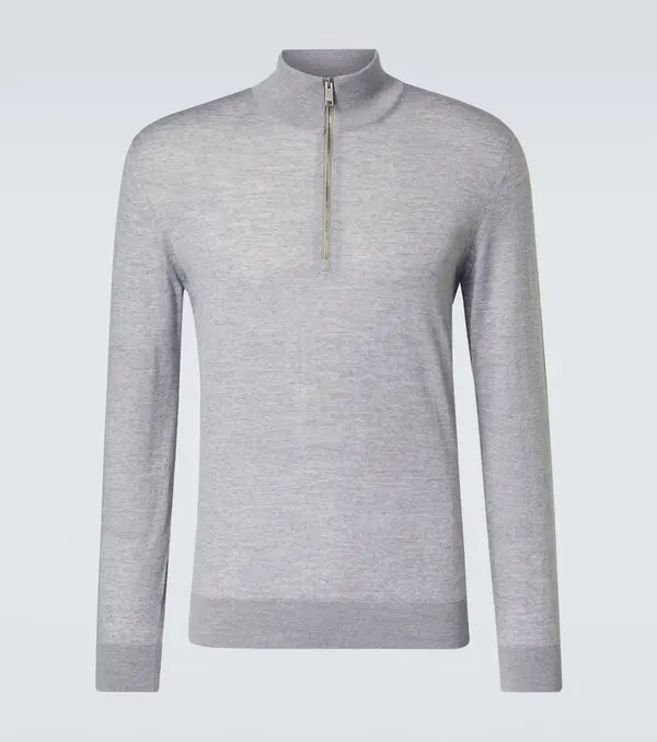Zegna Wool Half-zip Sweater