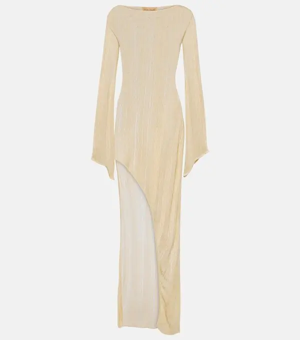 AYA MUSE Myda Knitted Maxi Dress - Beige