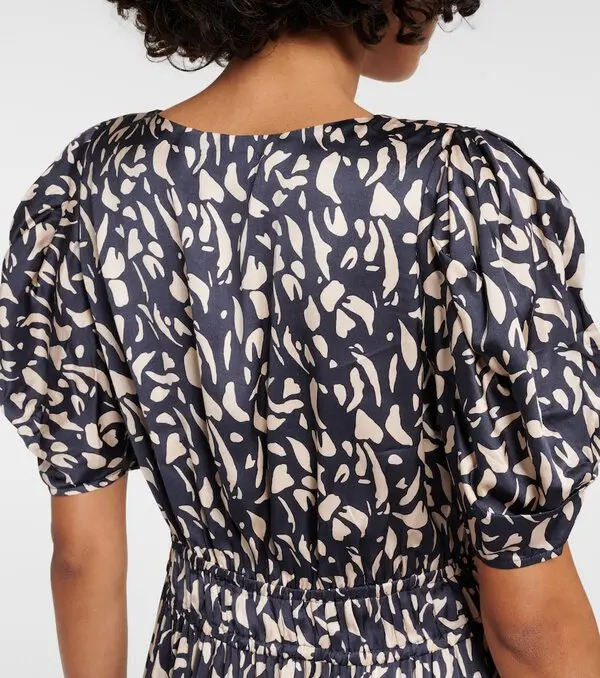 Velvet By Graham & Spencer Lyuda Printed Midi Dress