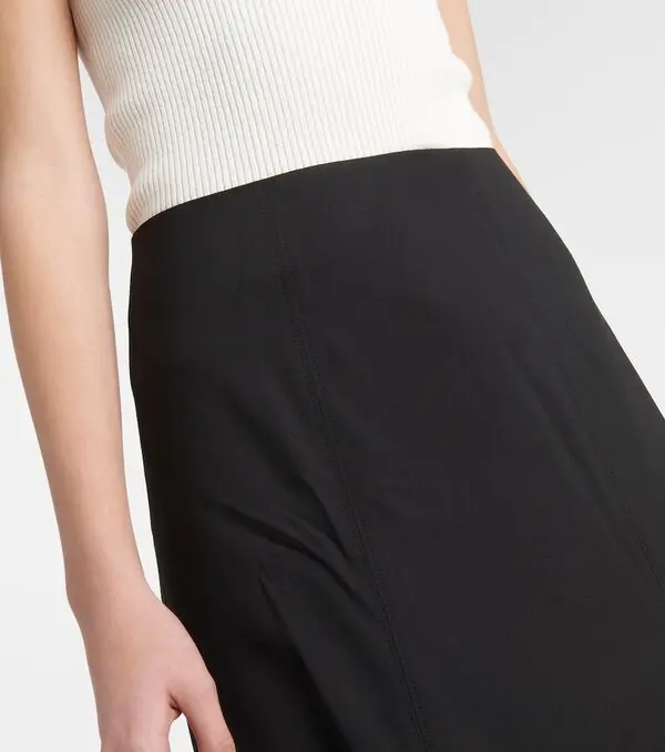 Co Wool-blend Midi Skirt