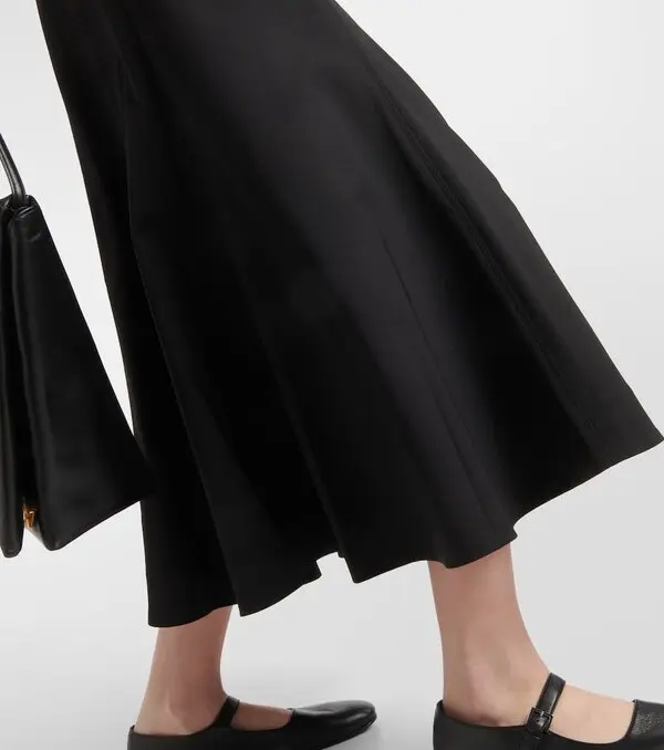 Co Wool-blend Midi Skirt