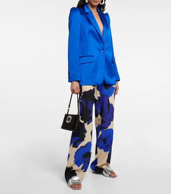 ROGER VIVIER Embellished Leather Mules