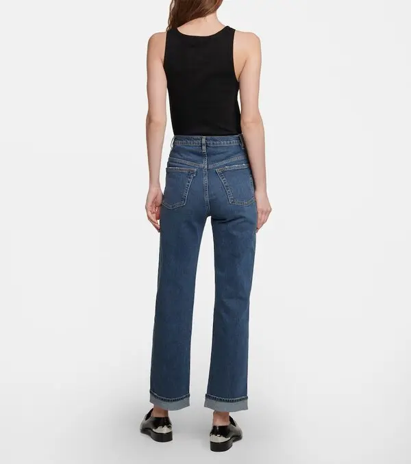 3x1 Claudia Extreme High-rise Straight Jeans