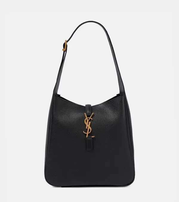 Saint Laurent Le 5 A 7 Small Leather Shoulder Bag - Black