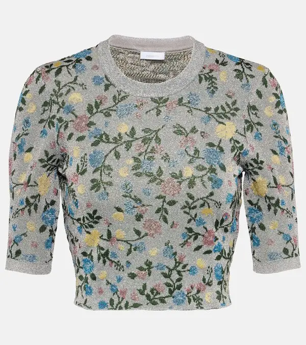 Rabanne Floral Jacquard Sweater