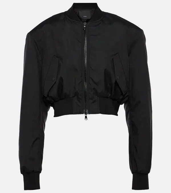Wardrobe.NYC Cropped Bomber Jacket