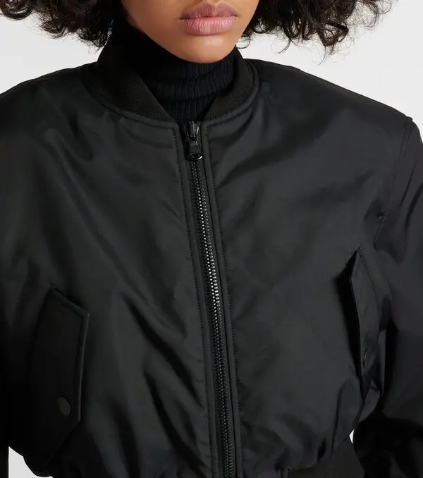 Wardrobe.NYC Cropped Bomber Jacket