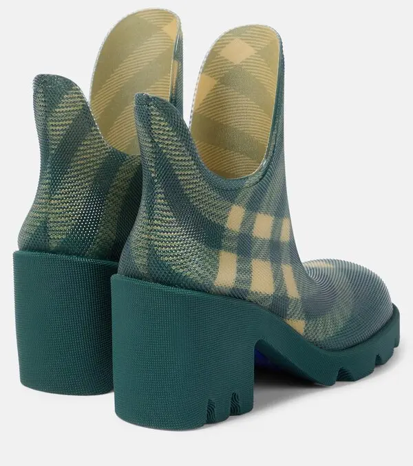 Burberry Check Ankle Boots