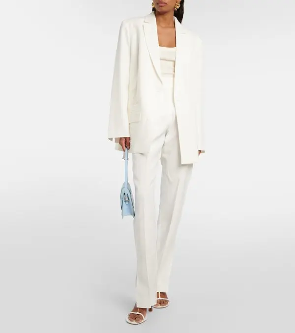 Jacquemus La Veste Tibau Asymmetric Blazer