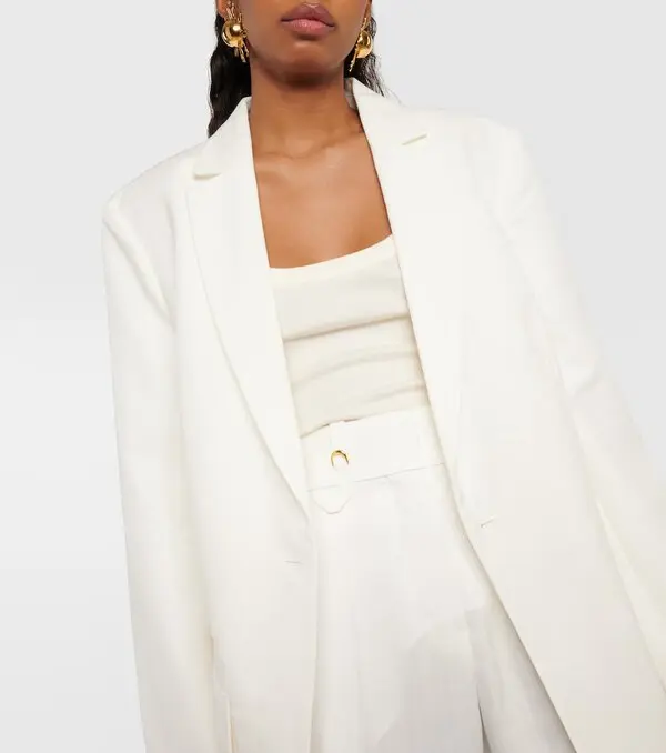 Jacquemus La Veste Tibau Asymmetric Blazer