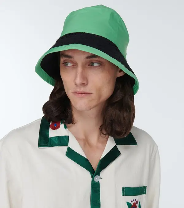 BODE Waled Cotton-blend Bucket Hat