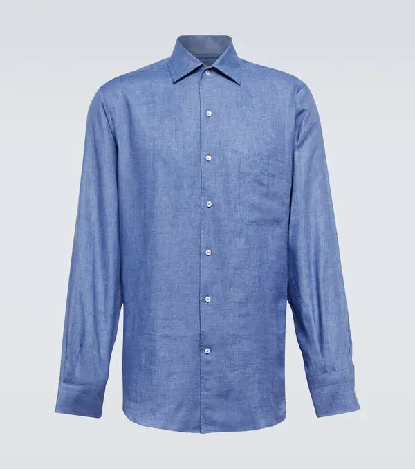 Loro Piana Andre Linen Shirt