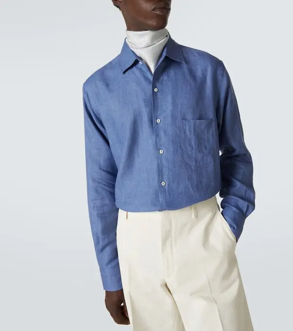 Loro Piana Andre Linen Shirt