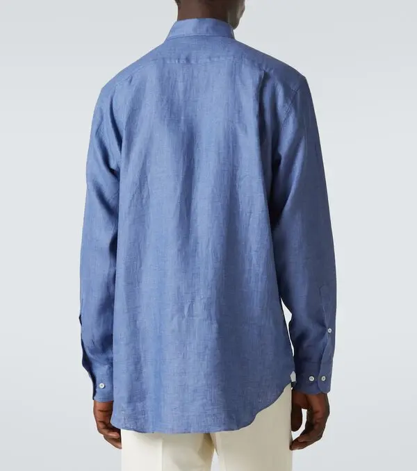 Loro Piana Andre Linen Shirt