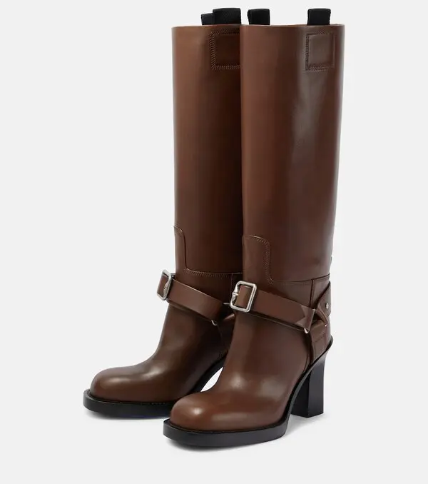 Burberry Leather Knee-high Boots