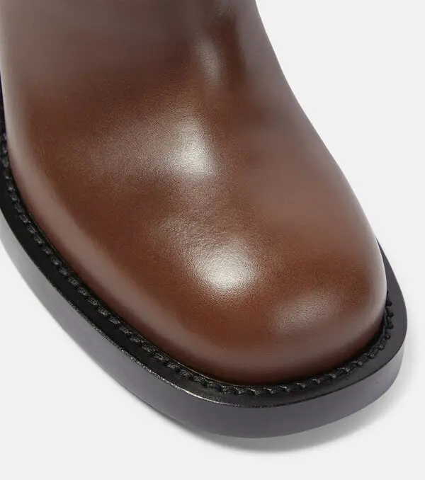Burberry Leather Knee-high Boots