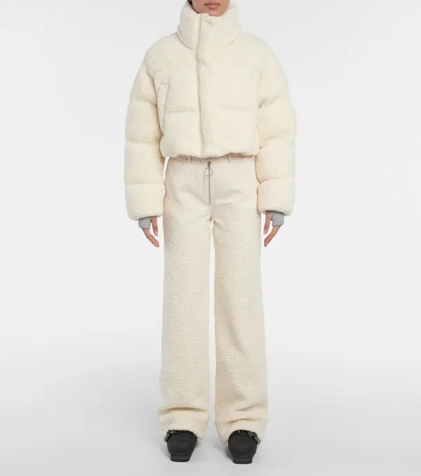 Cordova Cropped Wool-blend Puffer Jacket - Neutrals