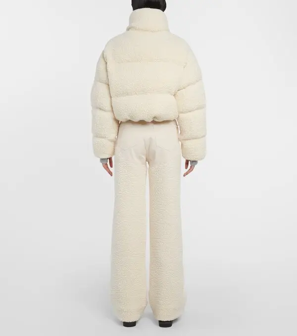 Cordova Cropped Wool-blend Puffer Jacket - Neutrals