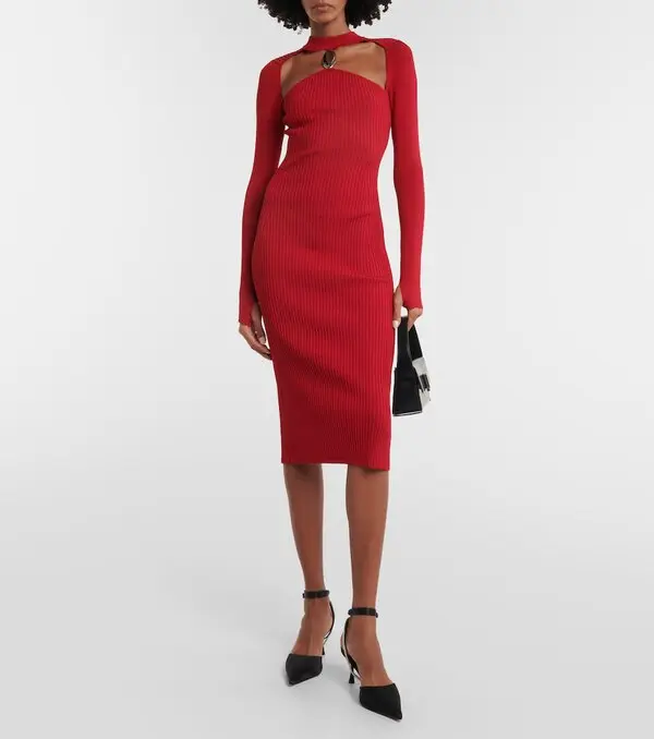Simkhai Nikolai Halterneck Midi Dress