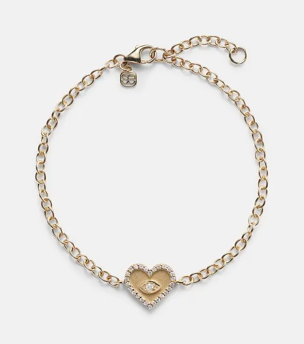 SYDNEY EVAN 14kt Yellow Diamond Bracelet - Gold