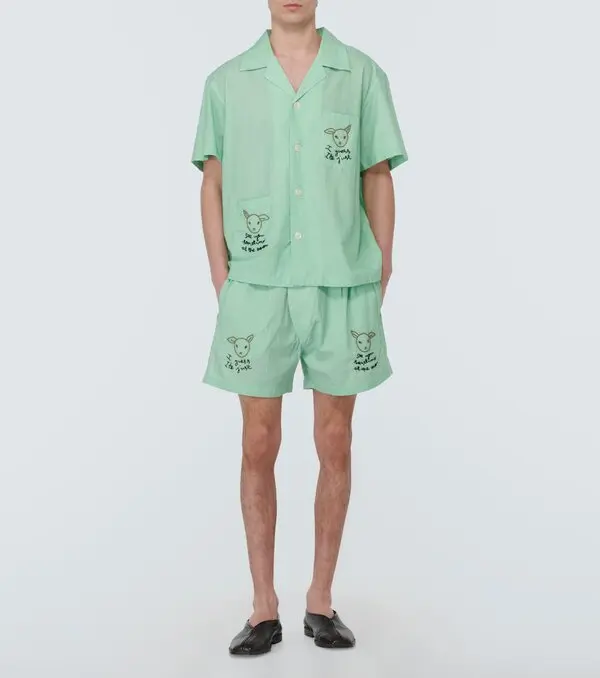 BODE See You At The Barn Cotton Shirt
