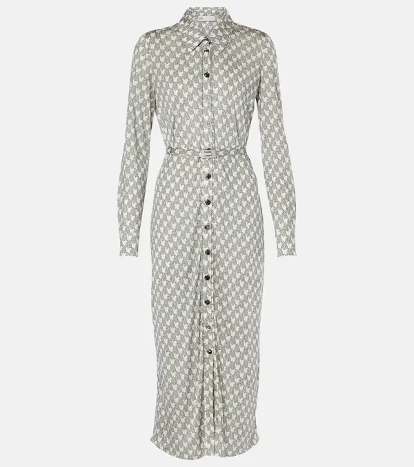 Tory Burch Printed Zebra Shirt Dress