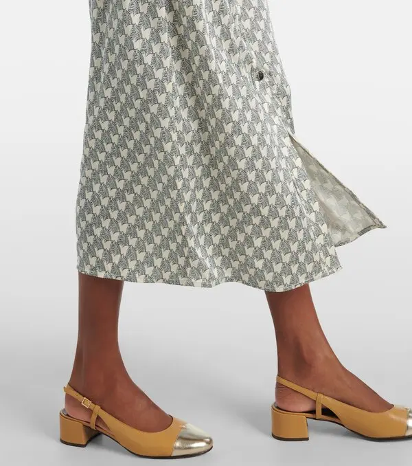 Tory Burch Printed Zebra Shirt Dress