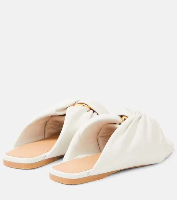 JW Anderson Corner Leather Slides