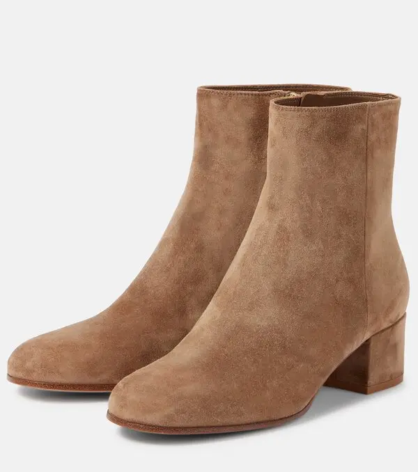 GIANVITO ROSSI 45 Suede Ankle Boots