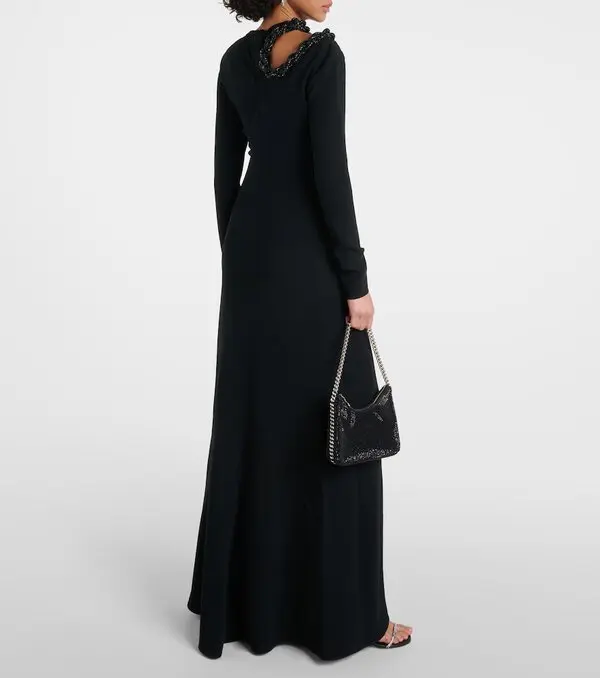 Stella McCartney Crystal-embellished Cutout Gown