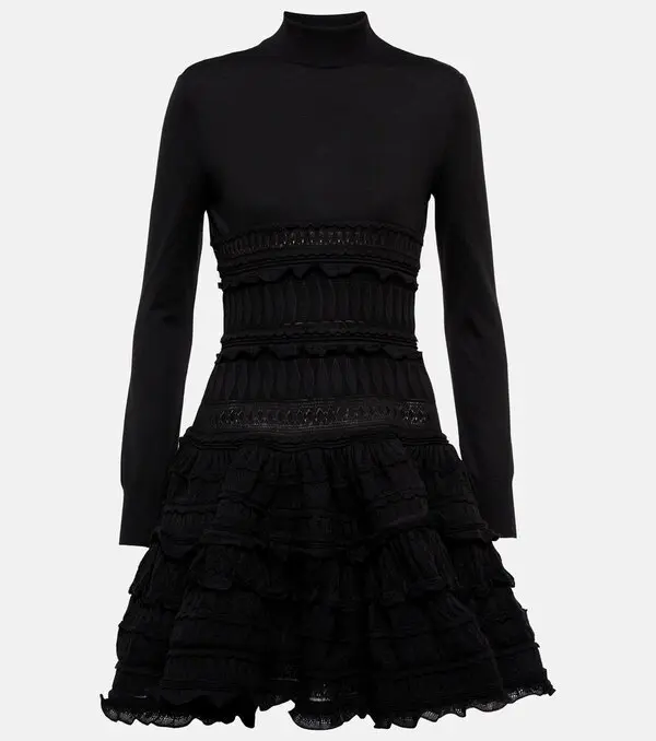 Alaïa Crinoline Wool Minidress