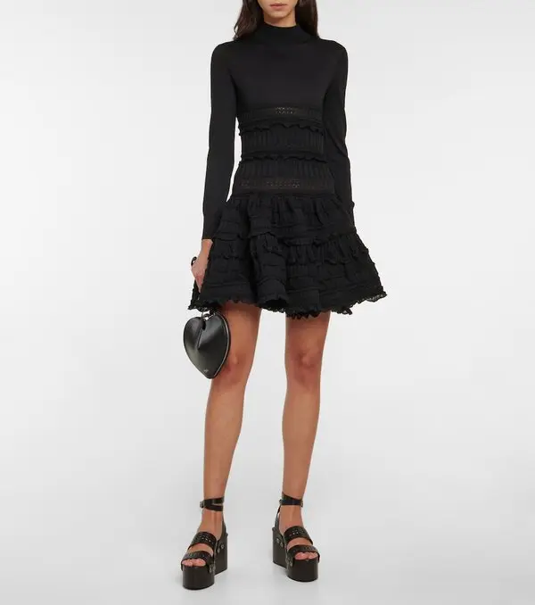 Alaïa Crinoline Wool Minidress