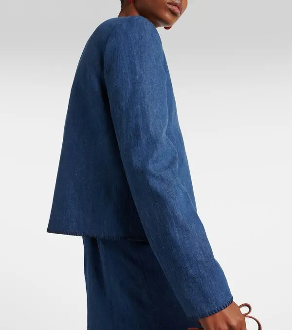 Gabriela Hearst Cotton And Linen Jacket