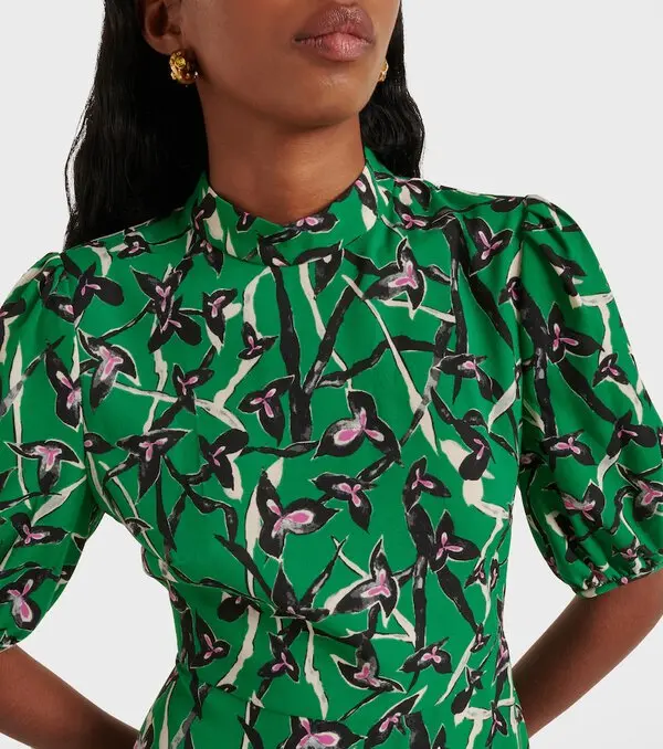 Diane Von Furstenberg Stephen Jersey Midi Dress