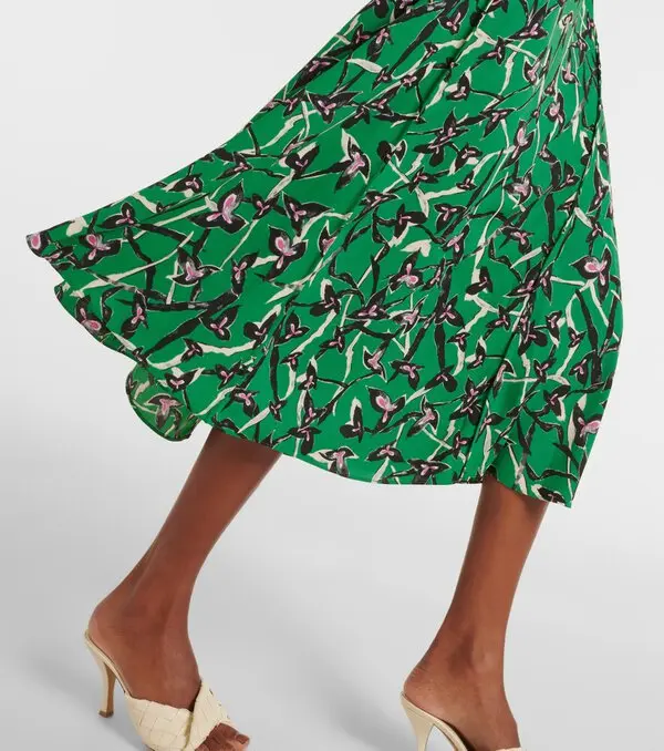 Diane Von Furstenberg Stephen Jersey Midi Dress