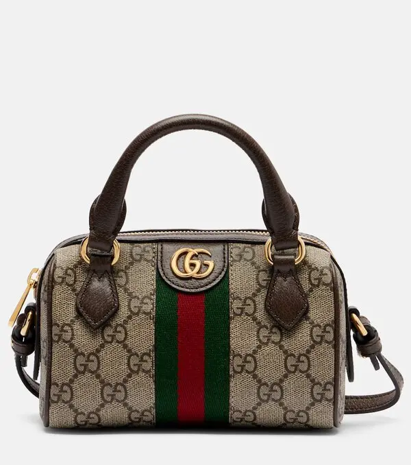 Gucci Ophidia Mini Gg Canvas Crossbody Bag