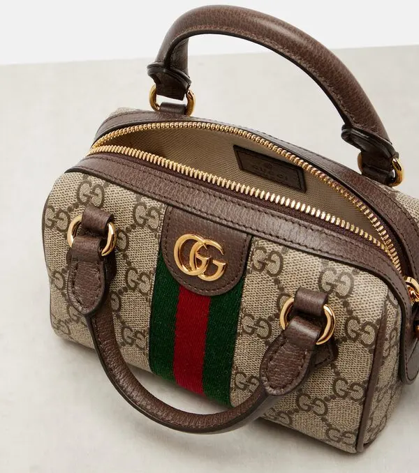 Gucci Ophidia Mini Gg Canvas Crossbody Bag