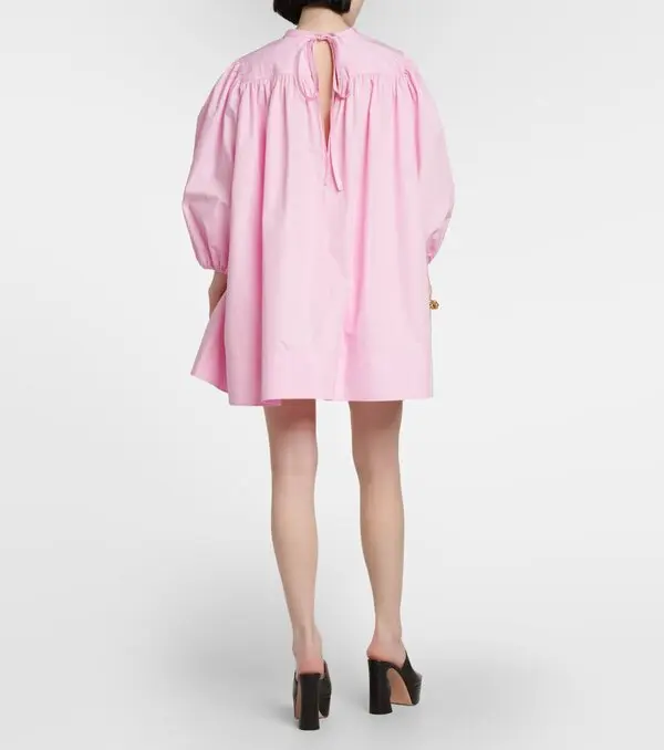PATOU Cotton Poplin Mini Dress